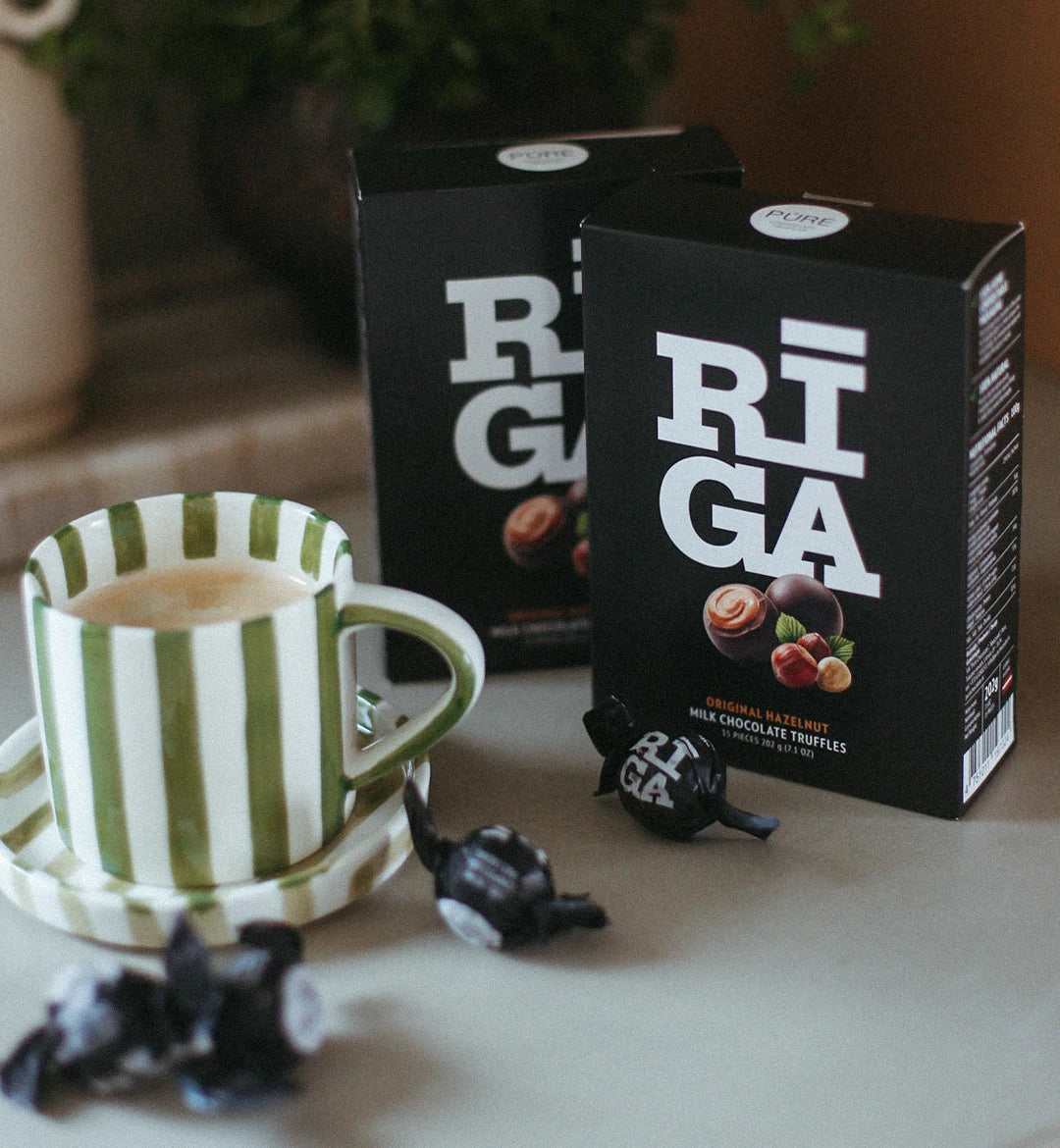 Riga Original® Hazelnut Chocolate Truffles – MIESAI — Design things ...