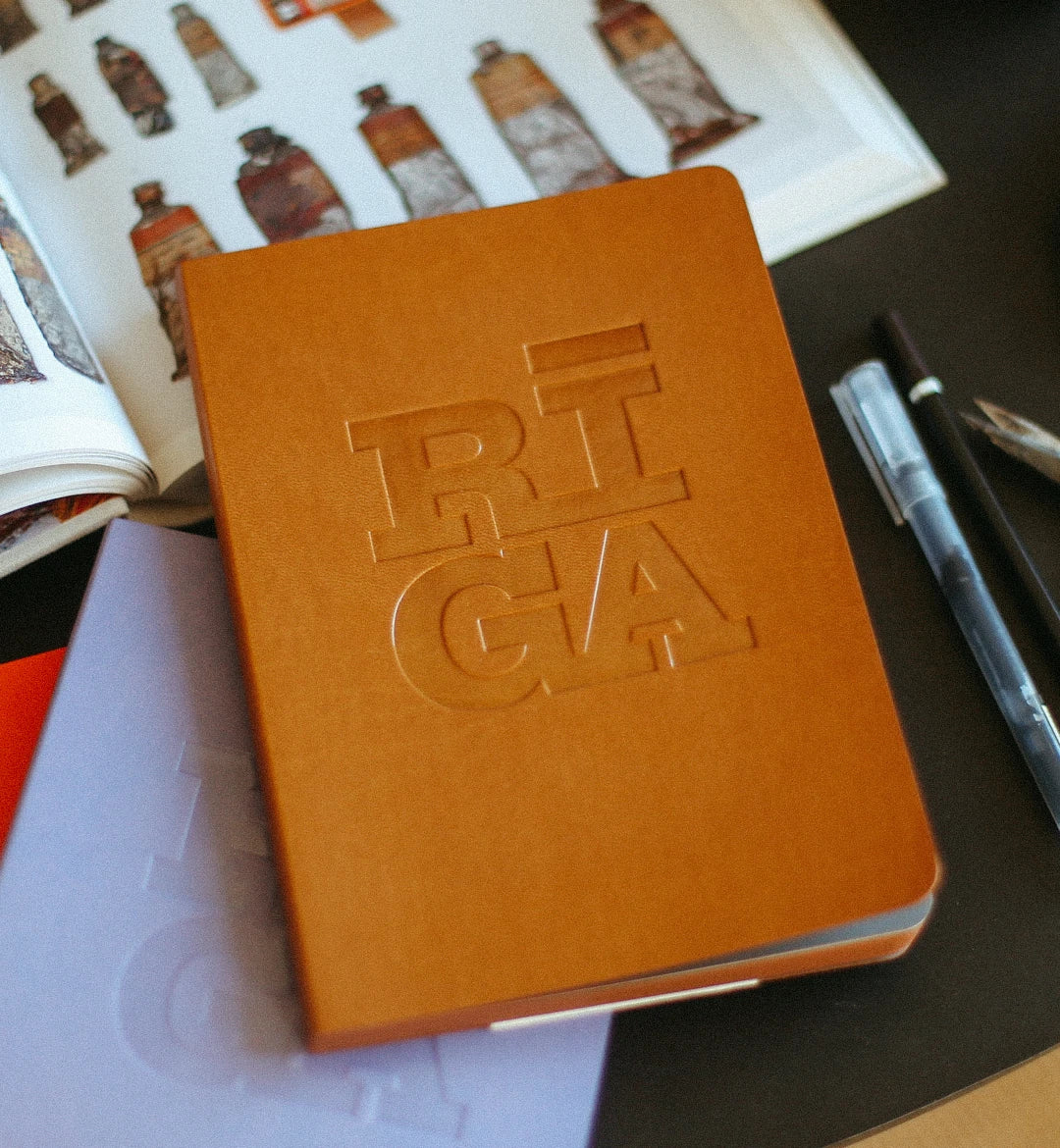 Riga Original® x BALTS paper notebook (brown) – MIESAI — Design things ...