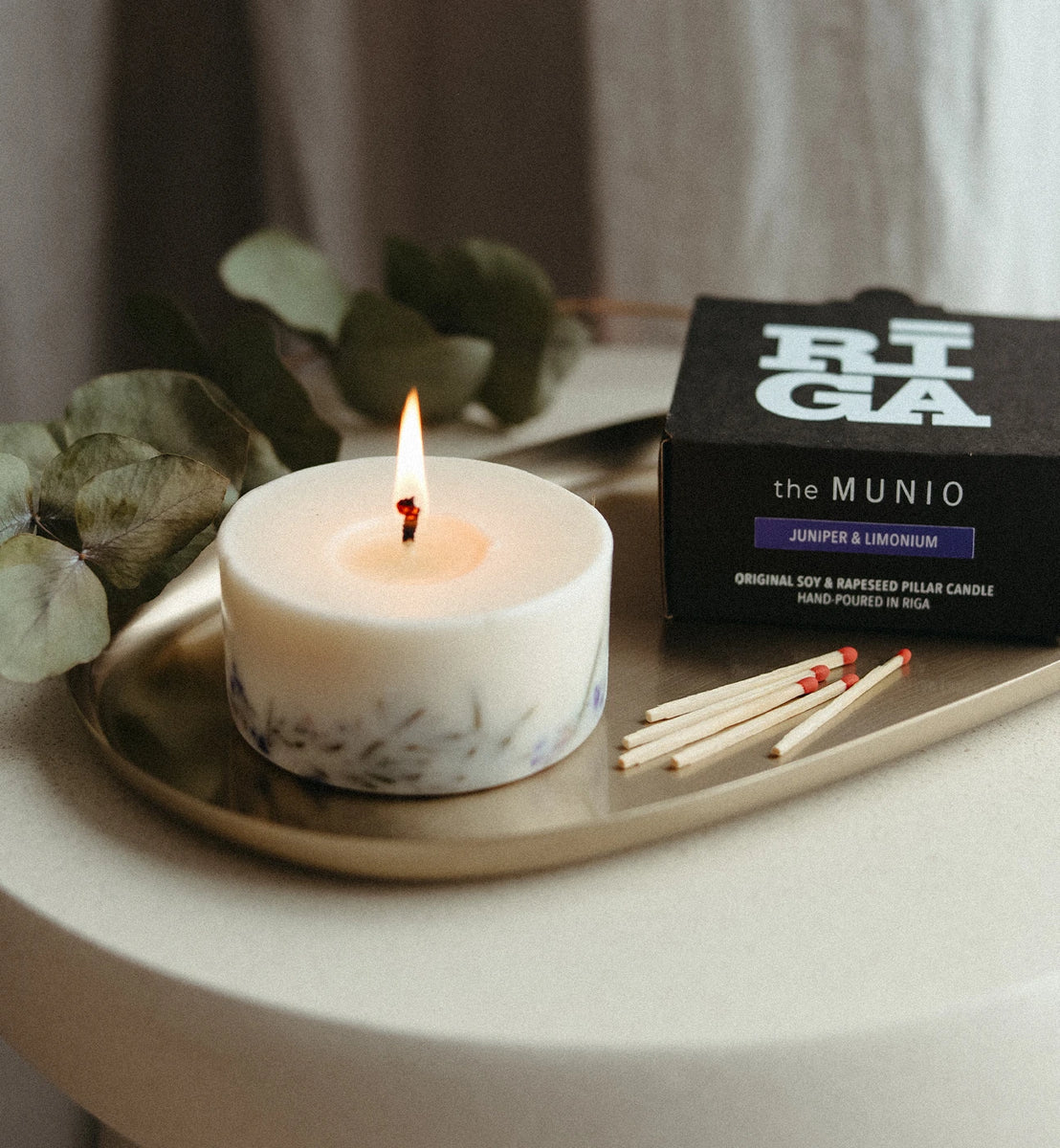 Riga Original® × the MUNIO juniper & limonium candle – MIESAI — Design ...