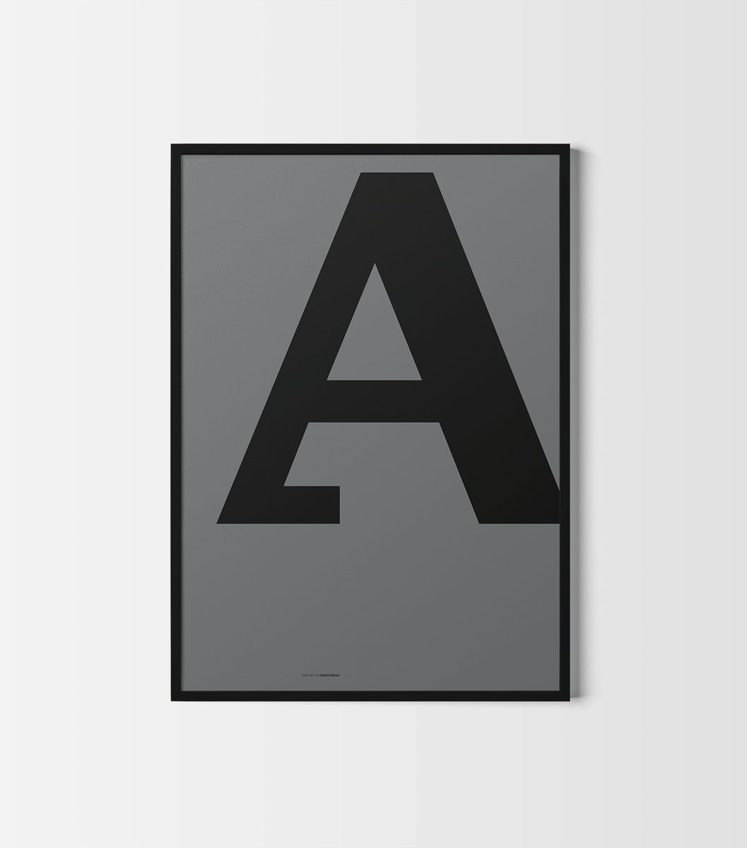 Baltic Letters — Graphic Print (Dark Grey) – MIESAI — Design things ...